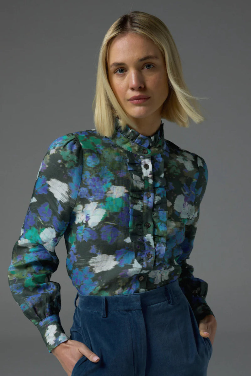 Dialect Top Forest Blur -Zoe Kratzmann – ISLANDER art home fashion