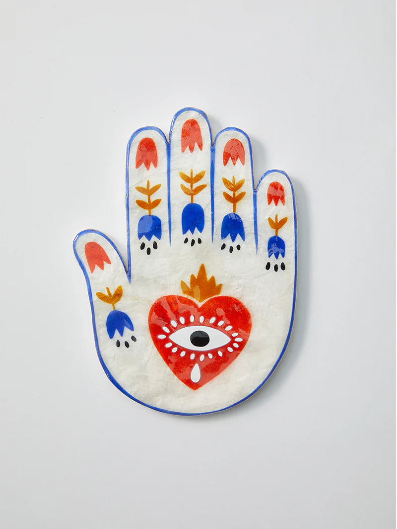 Tulum Hand Heart Red – ISLANDER art home fashion