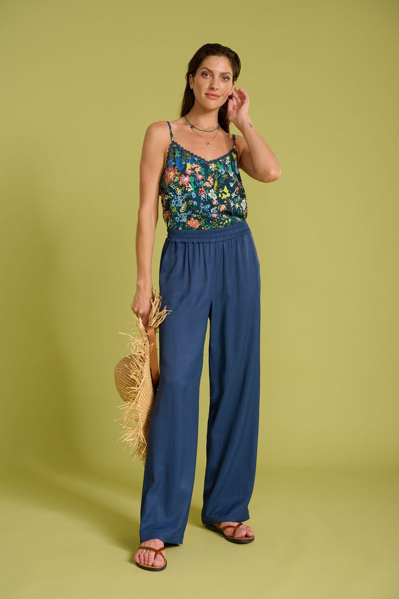 POM Amsterdam -Pants-Indigo Blue – ISLANDER art home fashion